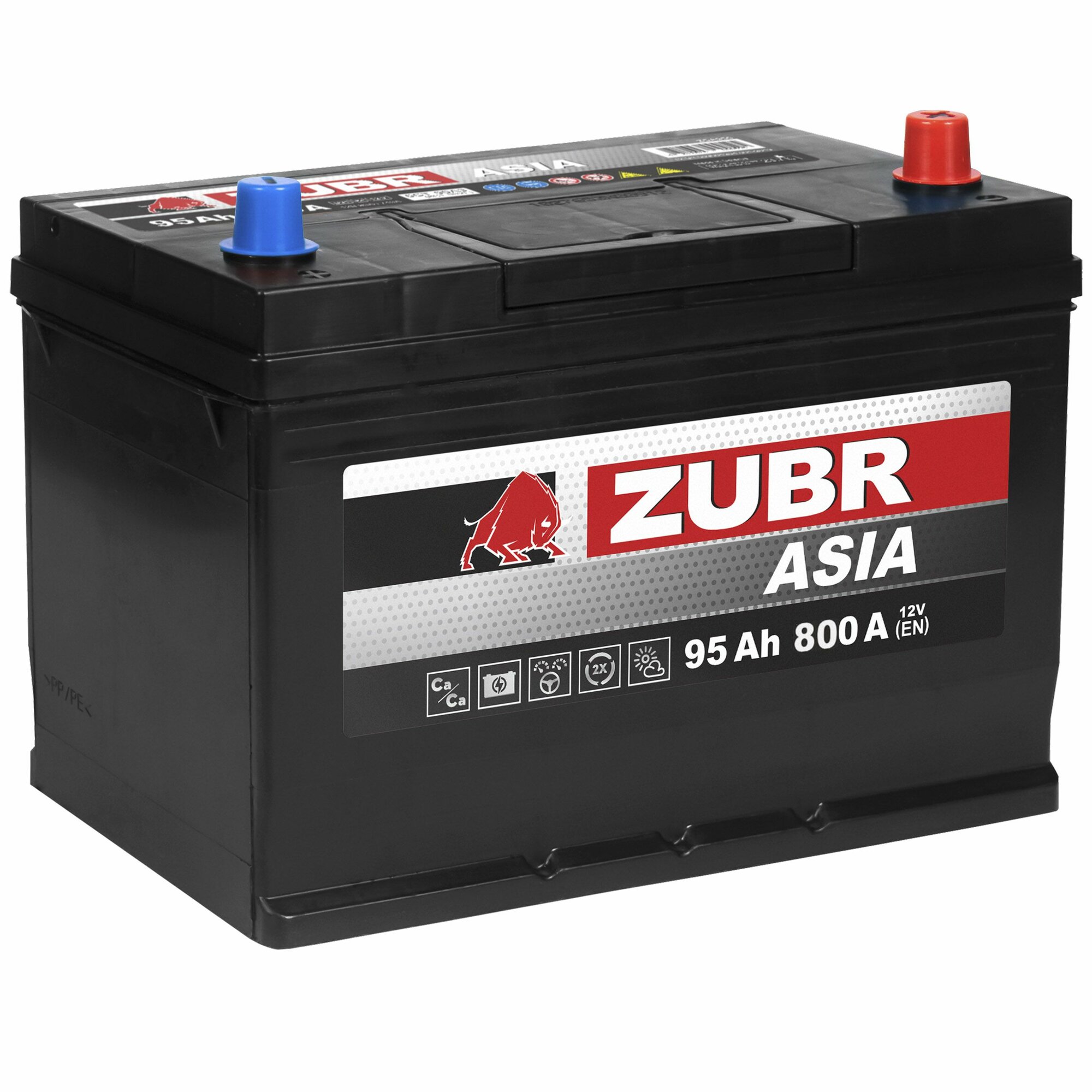 Аккумулятор автомобильный ZUBR Ultra Asia ZSA950 12В 95Ач 800А