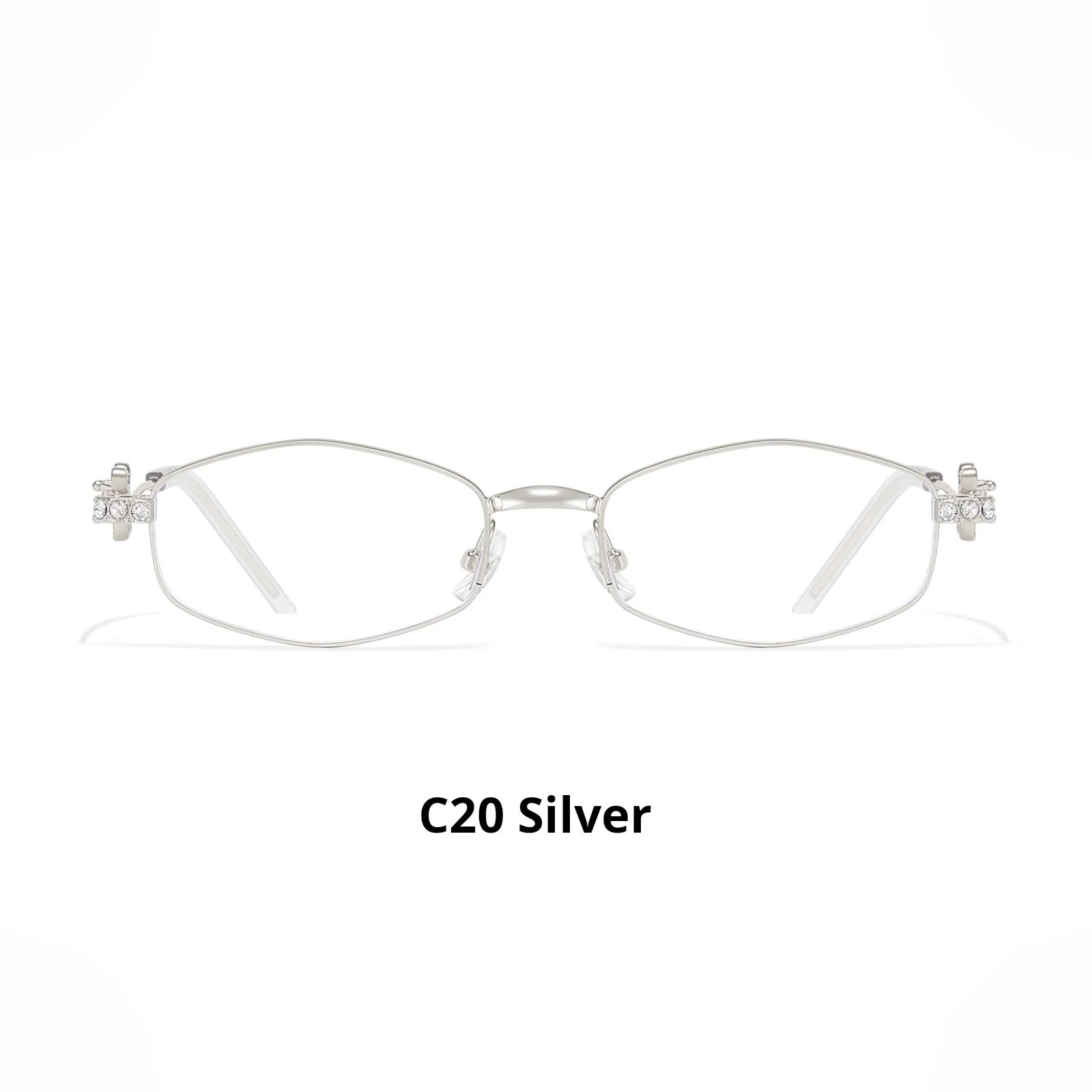 Женские очки XBORA C20 Silver, серебряные
