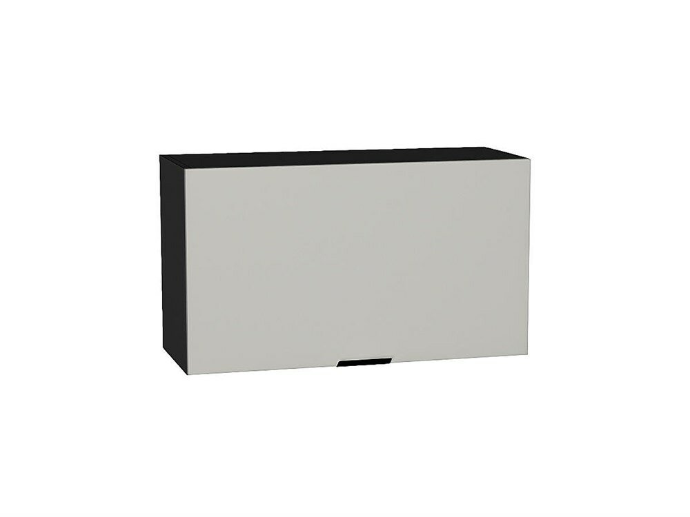 VVT Шкаф верхний горизонтальный Евро Graphite, Агат, 460, 800 В*Ш*Г 458*800*318, фасад МДФ Агат, корпус Graphite Агат