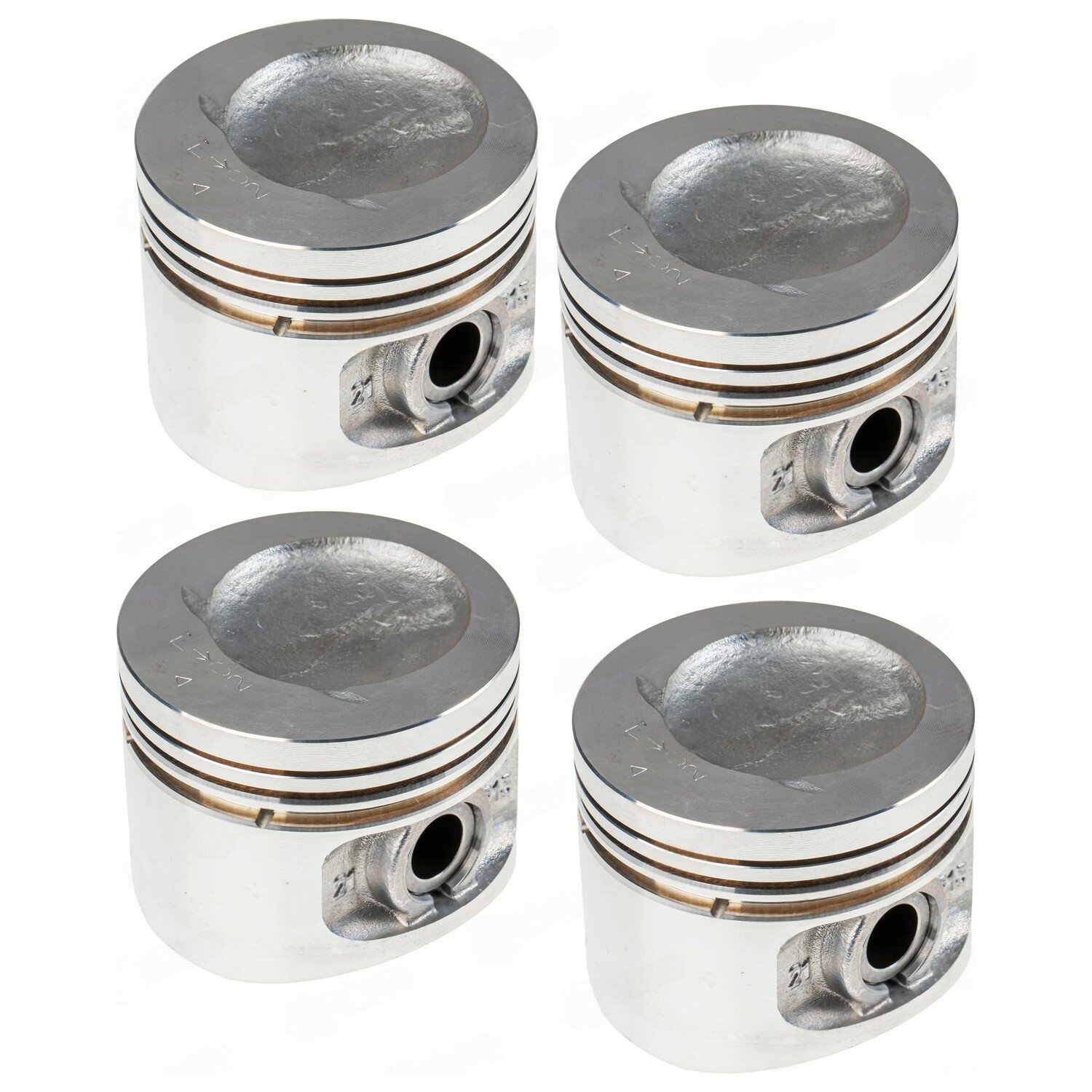 Комплект поршней 21213 (4 поршня+4 пальца+стопорные кольца) ремонтный размер 82.4 мм, класс C (двигатели 21073, 21213, 21214, 2130)