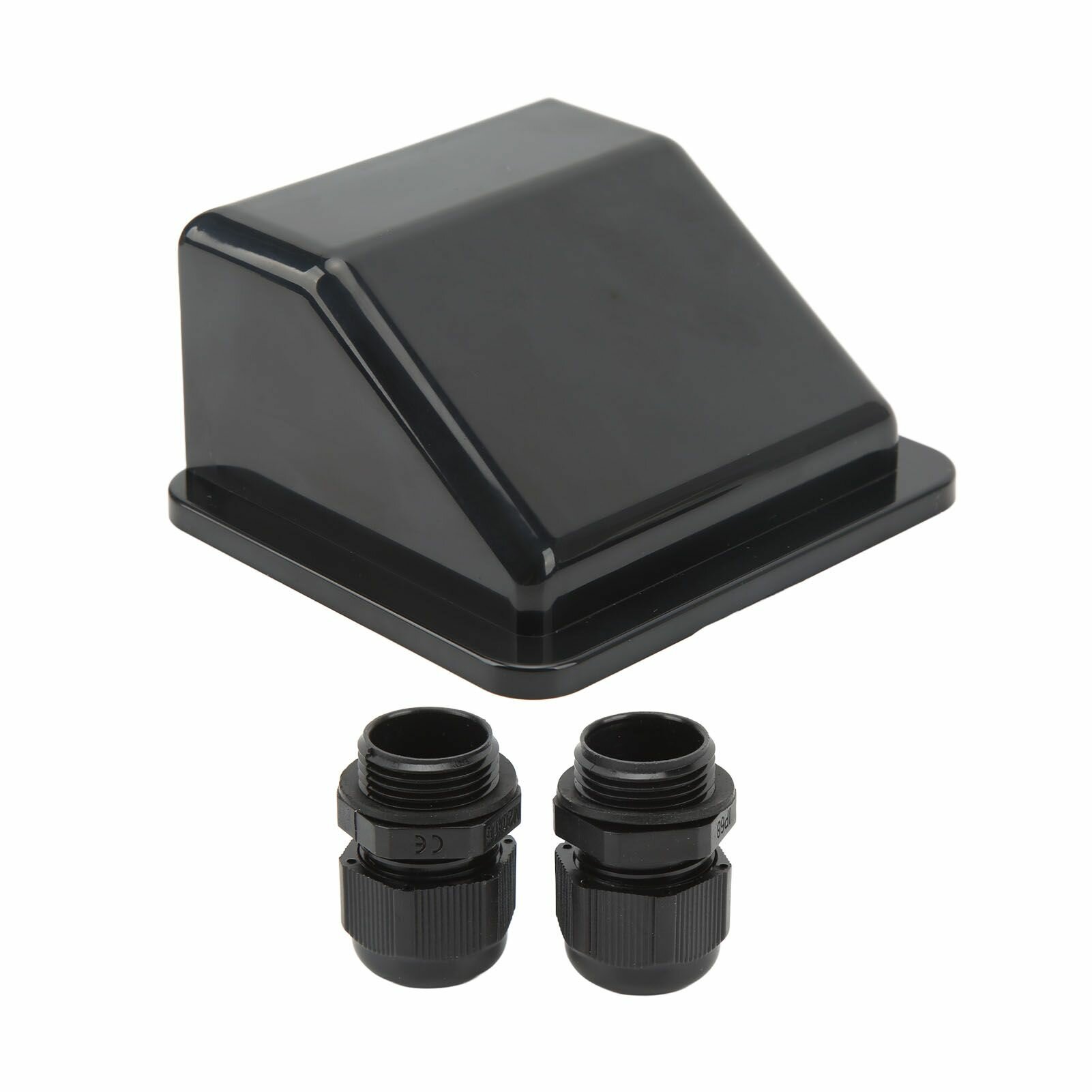 Корпус для ввода солнечного кабеля IP68 Водонепроницаемый анти-УФ-высокопрочный ABS сальник с двойным кабельным вводом для лодки на колесах