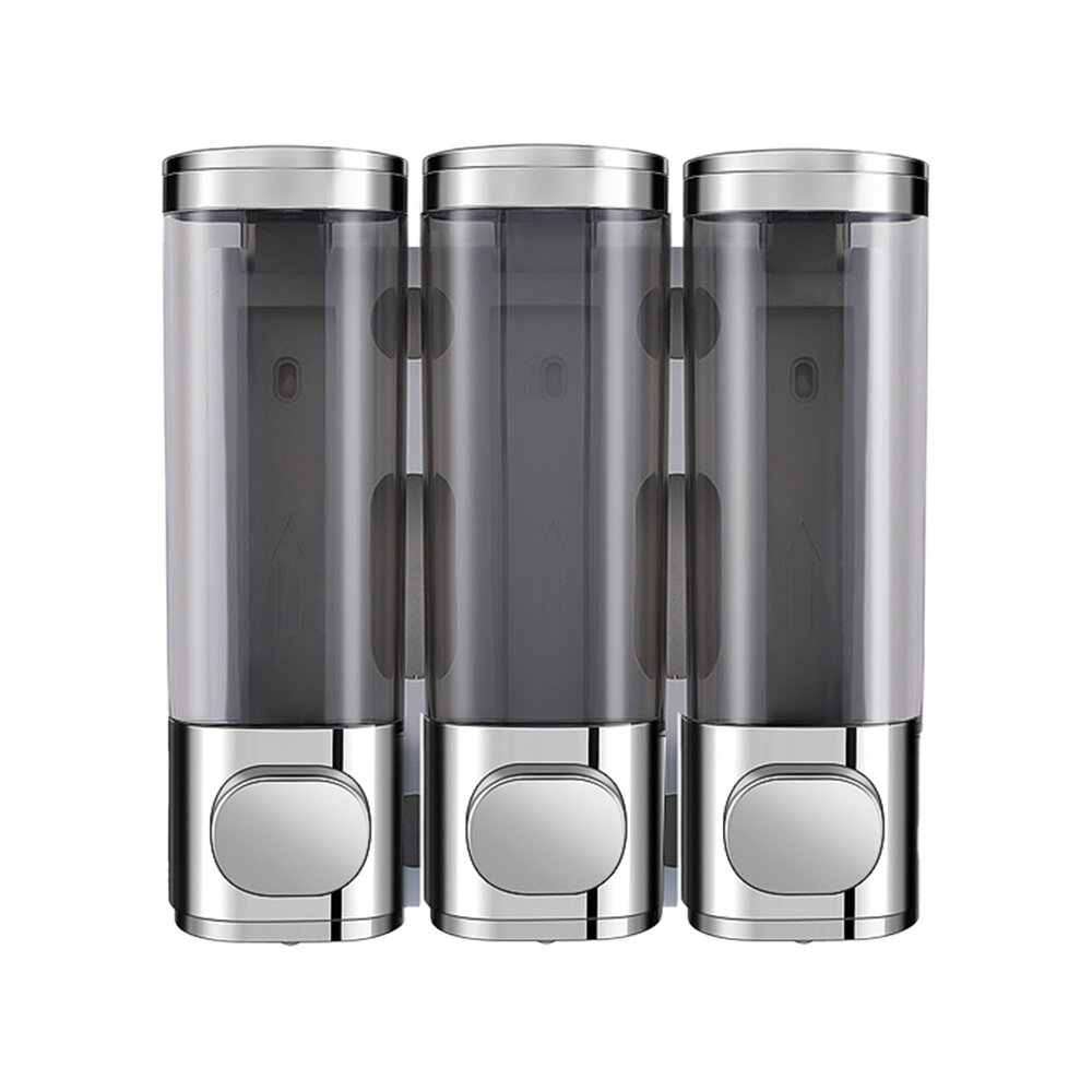 Диспенсер для шампуня для душа 3 камерная стена монтированная 3х300 мл буровой бухгалтер