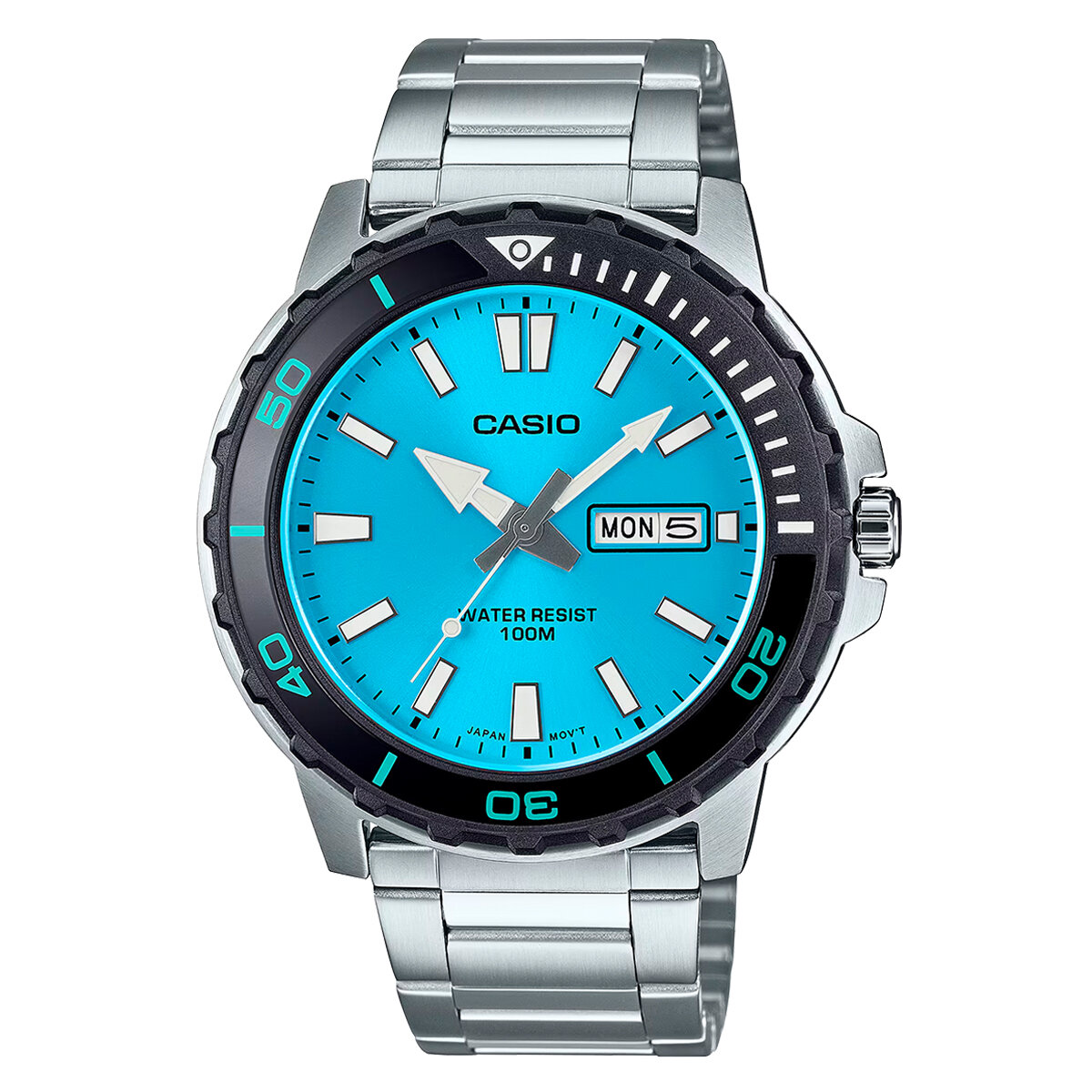 Наручные часы CASIO Классика, хром