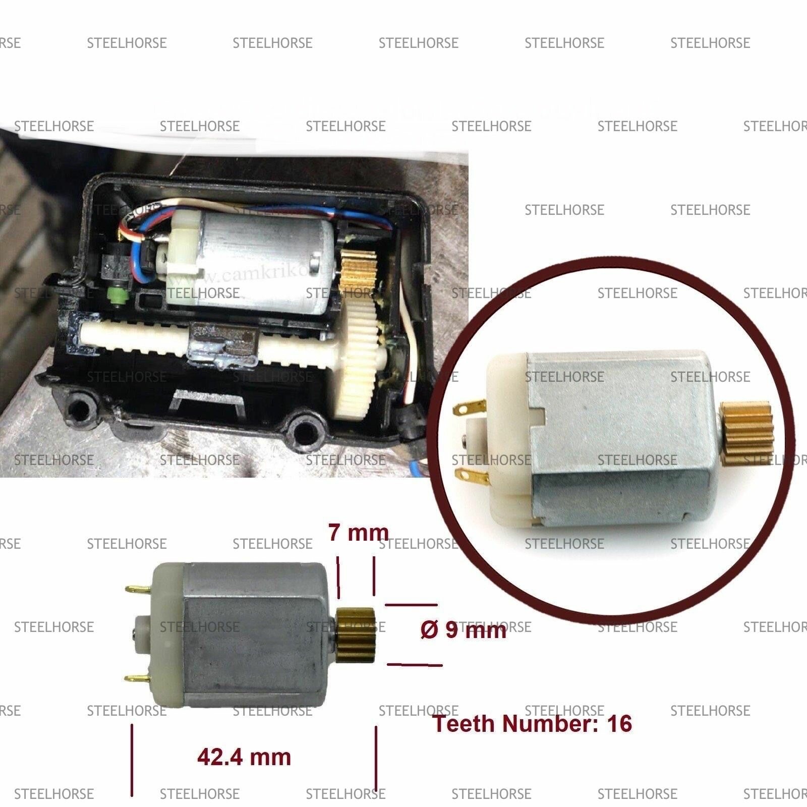 Моторчик замка двери (лев/прав) Mercedes Truck Axor 2 2006>; Atego 1998-2003; Actros 2002-2012