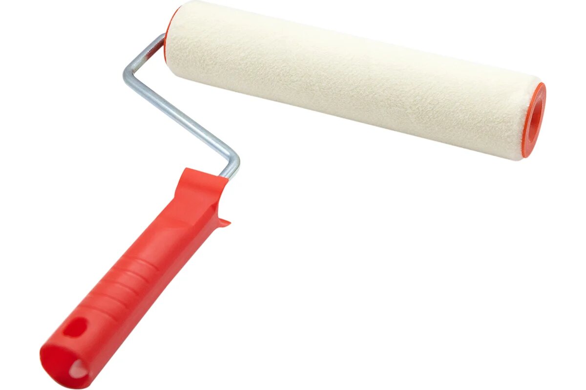 DeltaRoll валик с ручкой велюровый ворс 4 мм 250x48 мм RH12250 для окраски стен