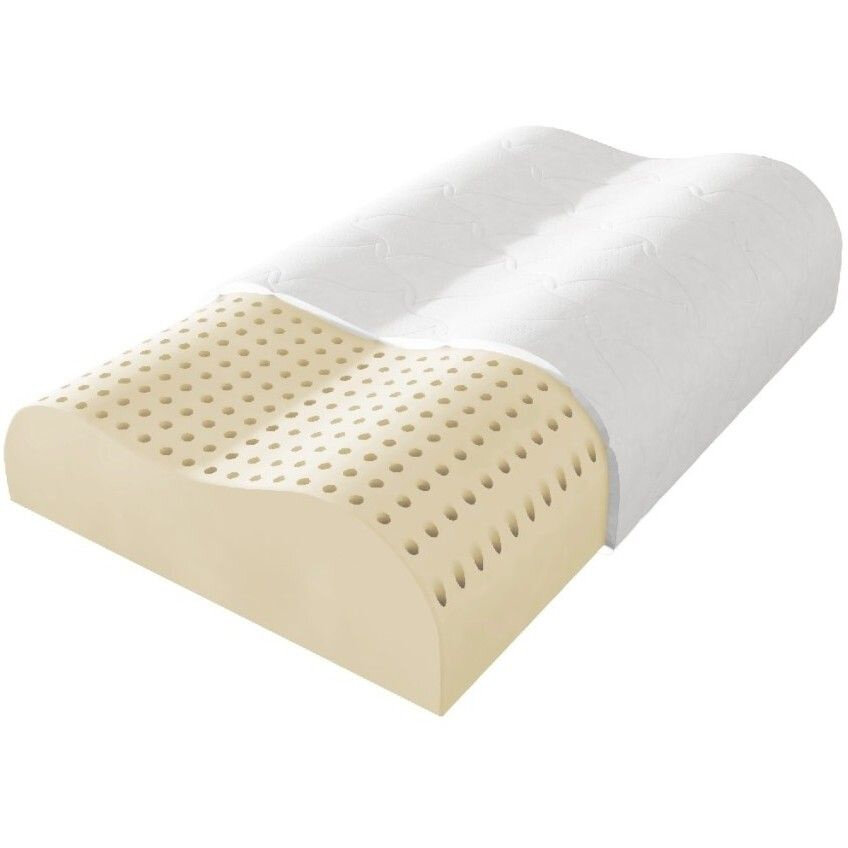 Ортопедическая (анатомическая) подушка с подшейными валиками, с эффектом памяти. В чехле Memory Foam