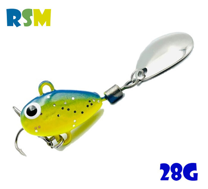 Блесна Тейл-Спиннер для рыбалки Uf-Studio Hurricane 28g #RSM