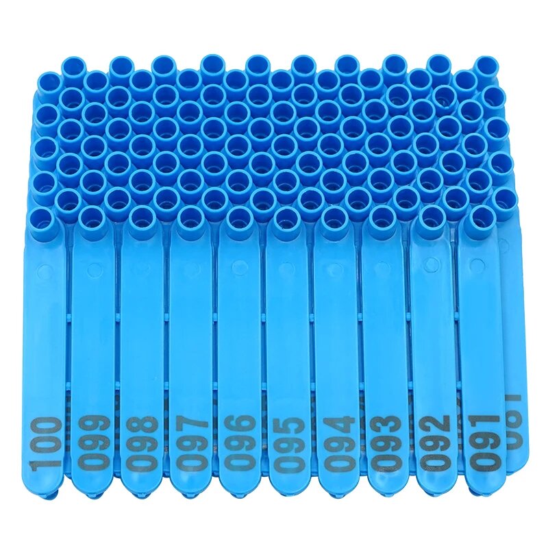 Ушные бирки JIECARE для овец, нейлон, 100 шт. 001-100