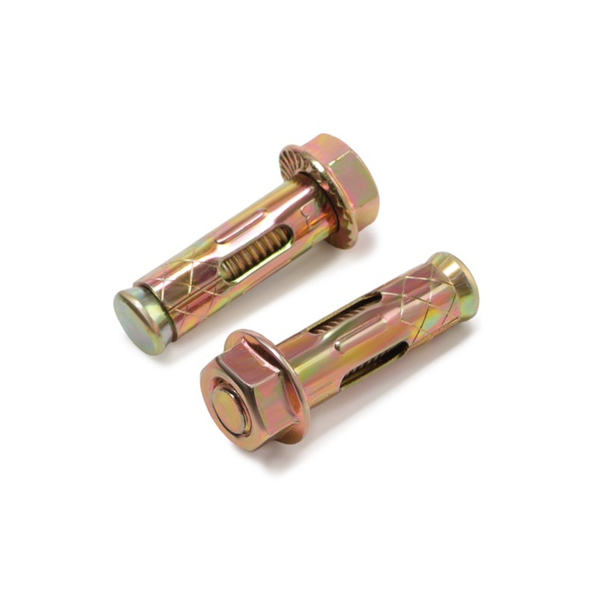 Анкерный болт тундра, с гайкой, оцинкованный, 10х40 мм, 120 шт