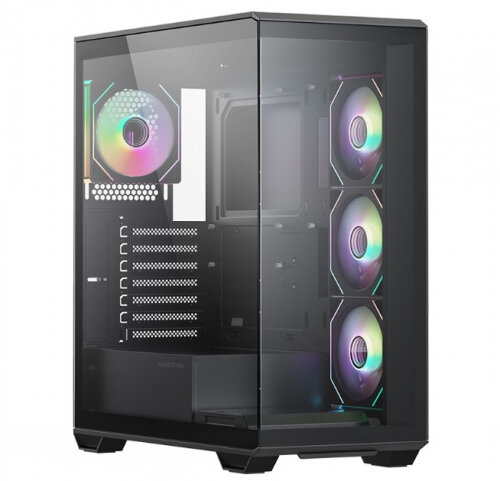 Корпус Xastra Q600 4ARGB-C10, черный