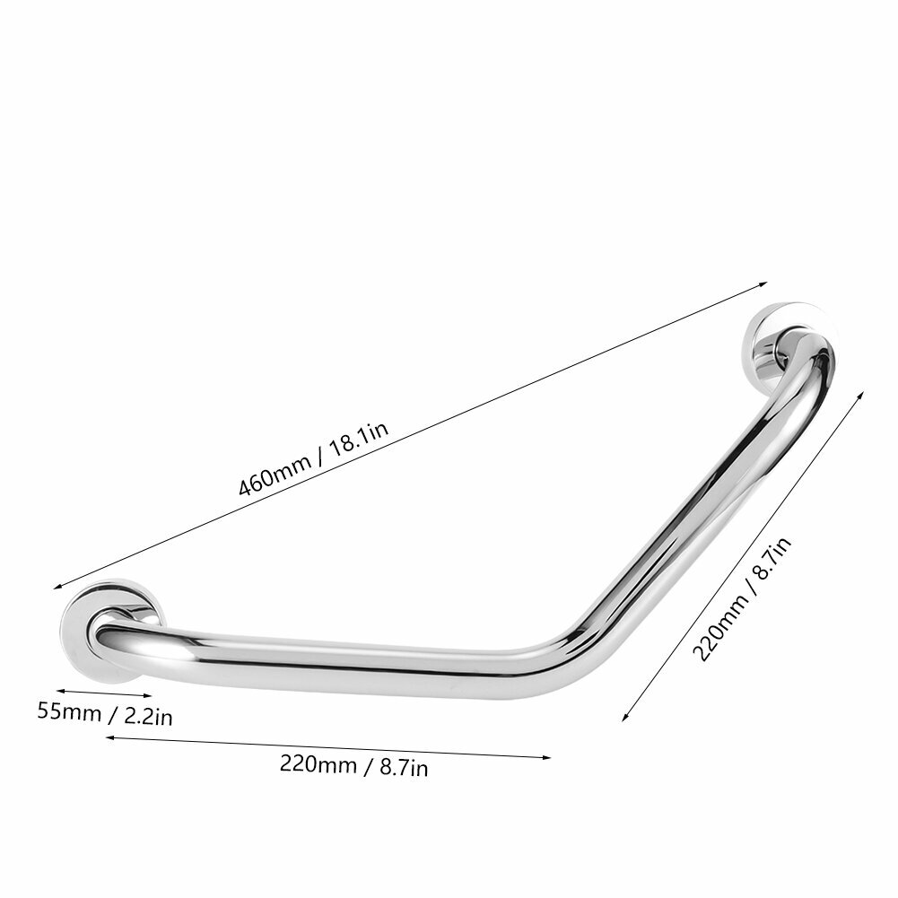 Нержавеющая сталь, утолщенная нескользящая ручка для унитаза, ванной комнаты, ванна, безопасный поручень для ванны, душа