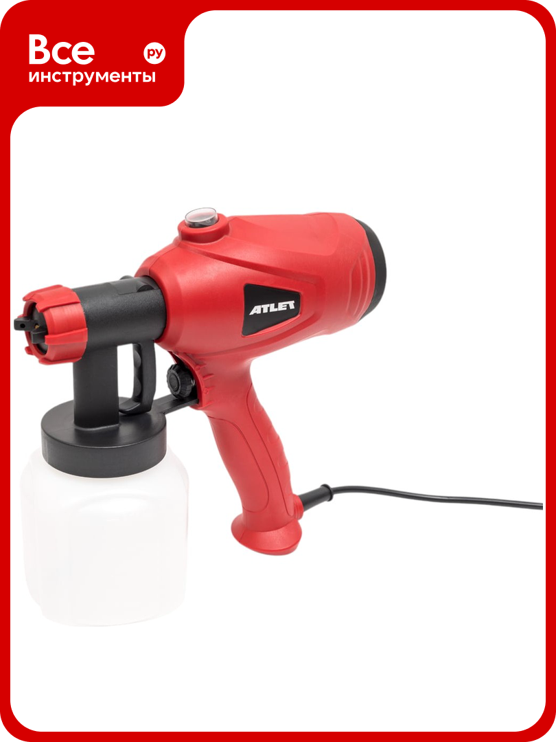 Краскопульт ATLET PRG350G, с максимальной вязкостью 50 DIN