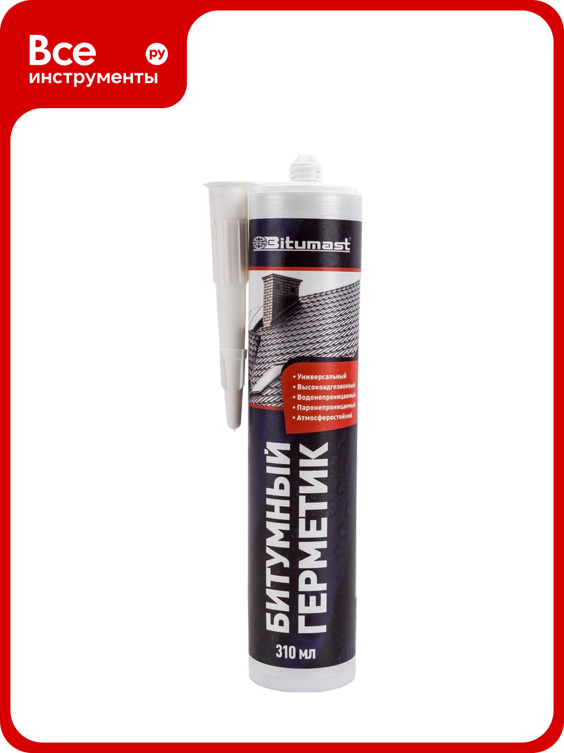 Битумный герметик Bitumast 310 мл, 280 г 4607952907935, деревянная
