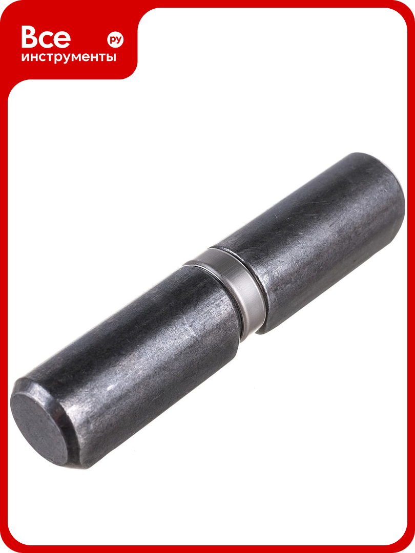 Шарнир‑петля приварный Аллюр из стали с подшипником, каплевидная форма, универсальное открывание