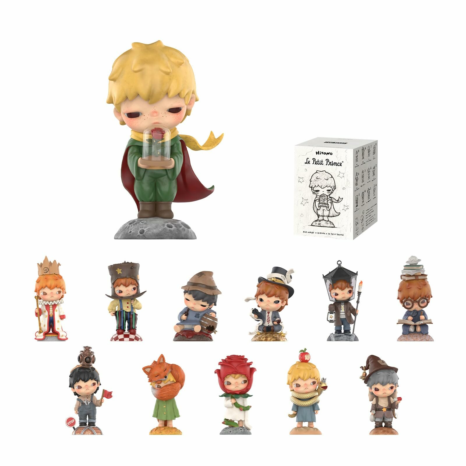 Коллекционная фигурка Слепая коробка POPMART HIRONO My Little Prince Series Figures / Фигурка сюрприз ПОП март Хироно Маленький Принц