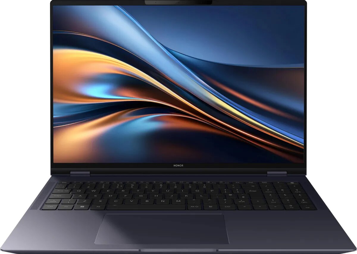 16" Ноутбук Honor MagicBook Pro 16, DRA-5416, 3072x1920 165Гц, Intel Core Ultra 5 125H (4.5 ГГц), RAM 24 ГБ, SSD 1024 ГБ, NVIDIA GeForce RTX 4060 (8 ГБ), Windows 11 Pro + MS Office 2021 Pro, русская клавиатура, синий