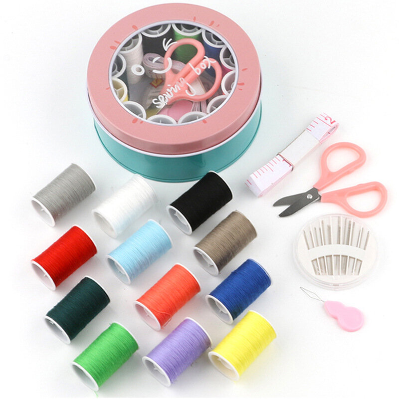 Набор швейных принадлежностей "Набор железных коробок", портативный, многофункциональный