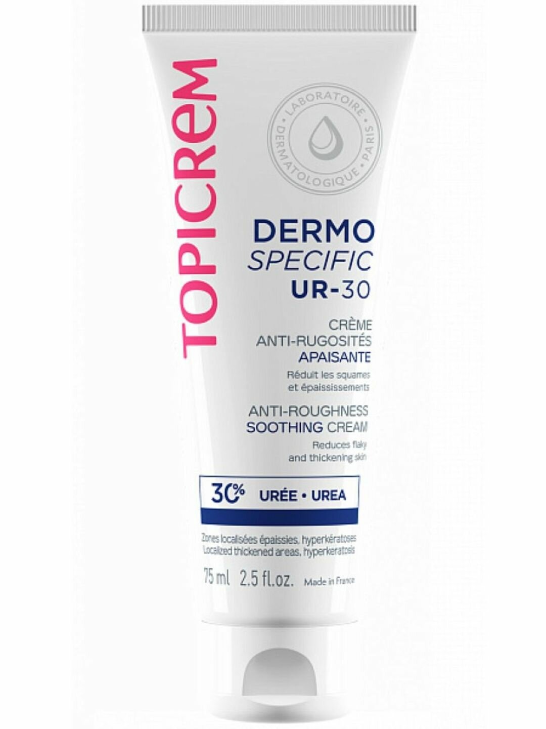 ТОПИКРЕМ UR-30 Крем для огрубевшей кожи успокаивающий, 75 мл | DERMO SPECIFIC UR-30 Soothing Cream