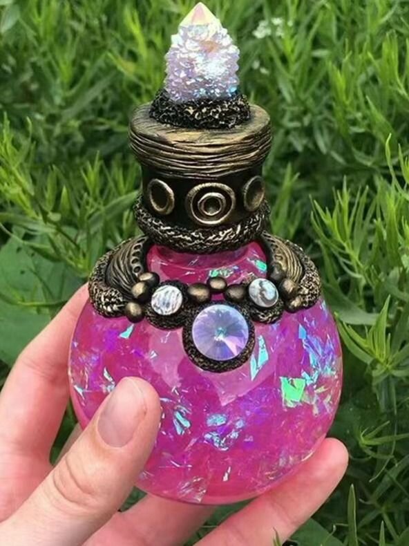 Бутылка с волшебным зельем, под Гарри Поттера, розовая, 1 шт