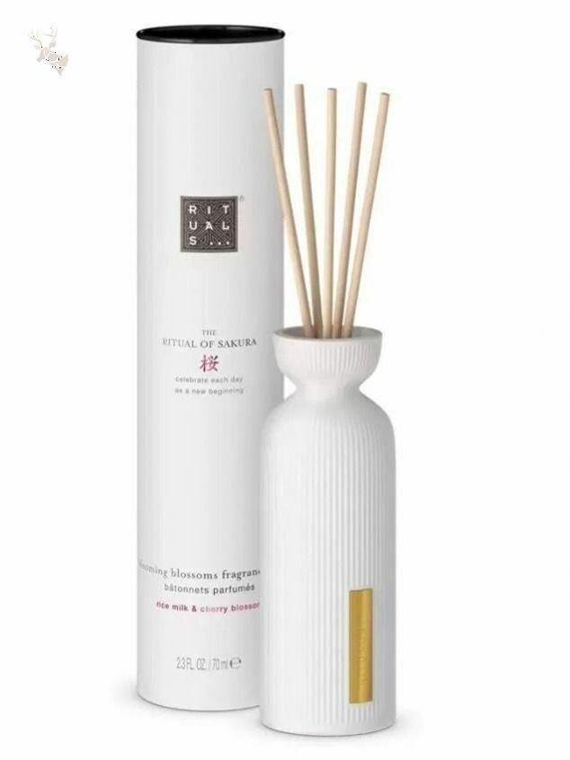 RITUALS Диффузор ароматический для дома The Ritual of Sakura с ароматом цветущей вишни и рисового молочка 70 мл