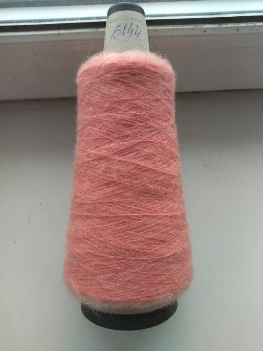 Пряжа кидмохер Кидмерино (100г /1300м) цвет 6144 лосось С4Д