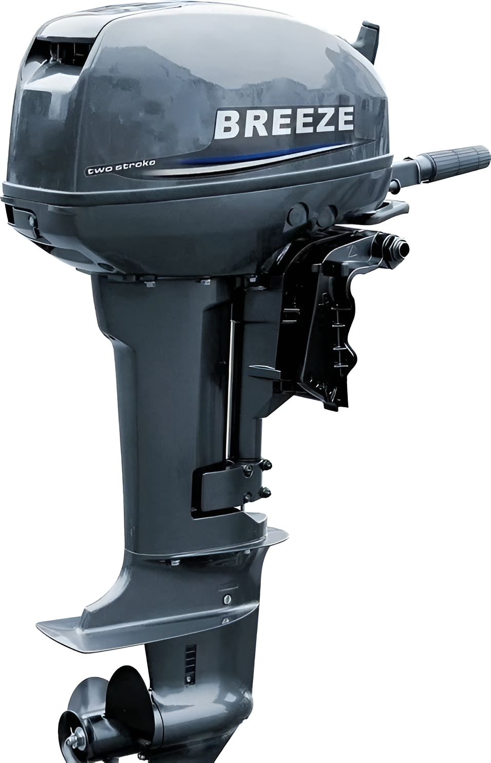 Лодочный мотор Breeze Yamaha T5S, двухтактный, 5 л. с, 3 лопасти, бак 2,8 л