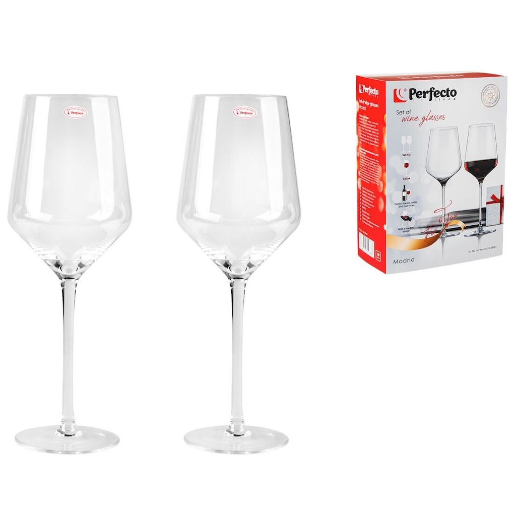 Набор бокалов для вина PERFECTO LINEA Madrid 2 штуки 520 мл (30-288301)