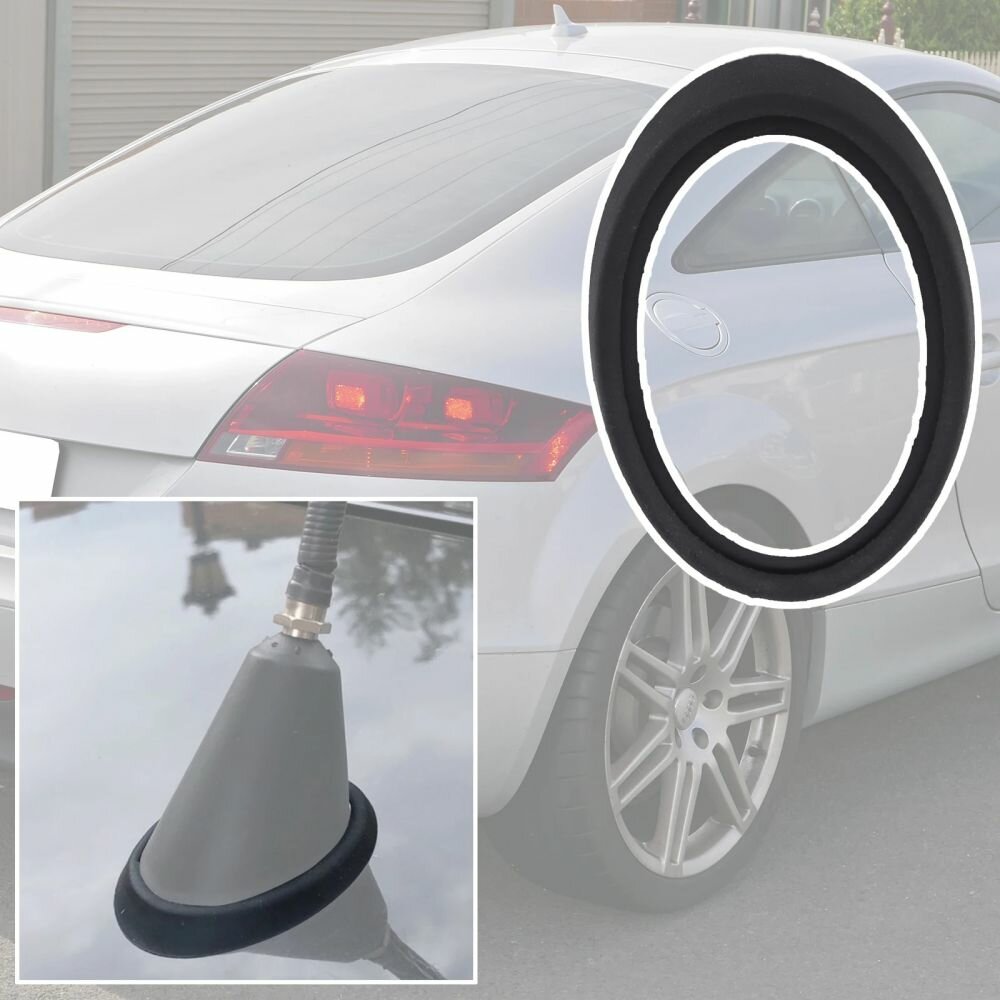 Для VW Golf 4 5 1H 1J 1K 1991 - 2009 Passat B3 B4 B5 B6 Polo 9N Sting, резиновая уплотнительная прокладка для антенны на крыше, мачты и основания штыревой антенны