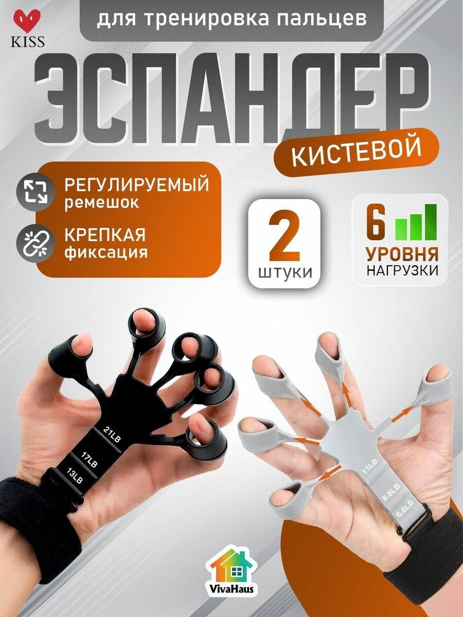 Эспандер для рук Тренажер для пальцев / для разгибания пальцев, эспандер кистевой