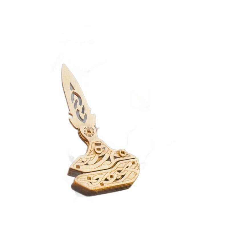 Деревянная сборочная модель CS коготь нож головоломка строительные блоки