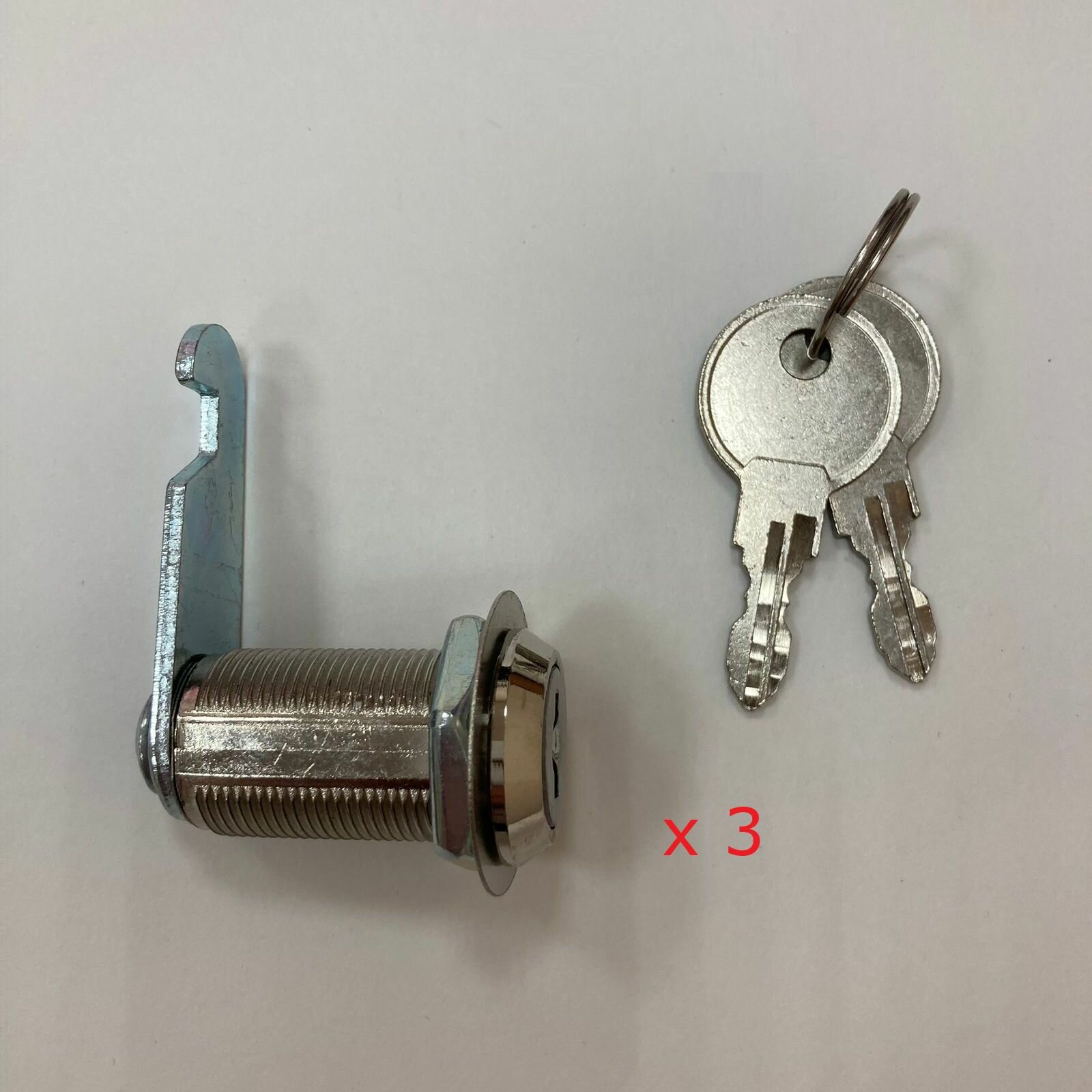 Комплект замков почтовых (мебельных) S-Locked №757 30мм 3 штуки