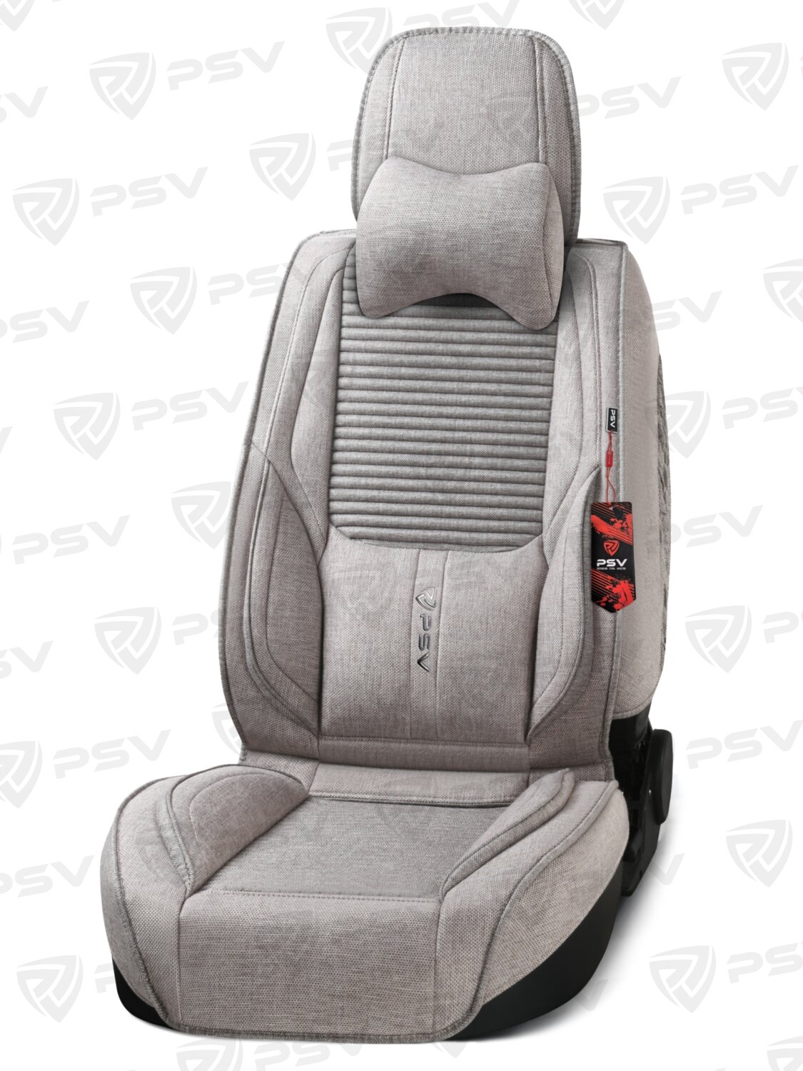 Накидки чехлы в машину на сиденья весь салон 5D PSV Special (Бежевый) текстиль, 137897