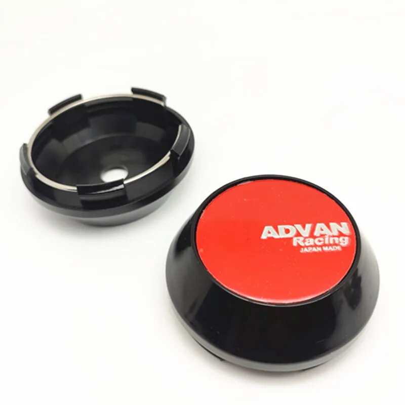 Колпачки для центра гоночных колес Advan, автомобильные диски с защитой от пыли, эмблема, аксессуары для автостайлинга, 4 шт, 65 мм, D