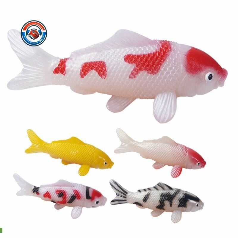 Гиперреалистичные декоративные рыбки для аквариума и террариума, ПВХ, 5 шт, яркие цвета, аквариумный декор, фото-реквизит
