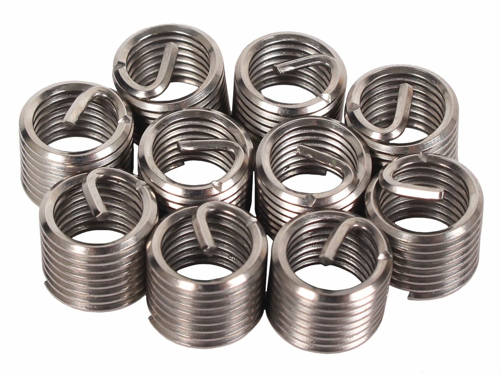 Набор резьбовых вставок AnroKey М8х1.25, резьба M8, шаг 1.25 мм, 10 шт.