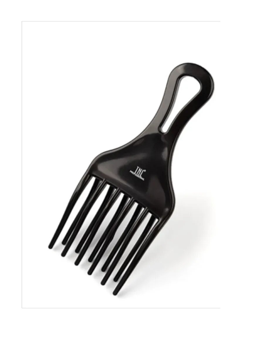 Гребень для вьющихся волос, средний, черный