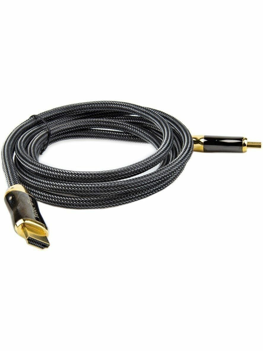 Кабель HDMI 2м TELECOM TCG300-2M круглый черный