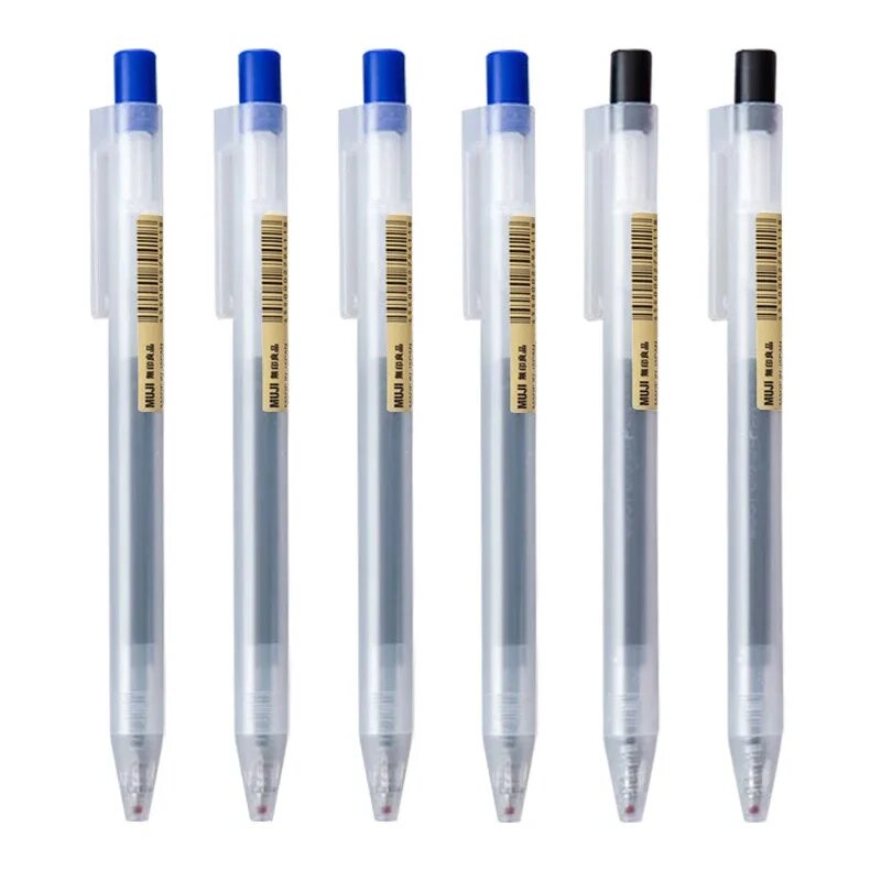 Гелевая ручка MUJI 0,5 мм, цвет 6 pcs D