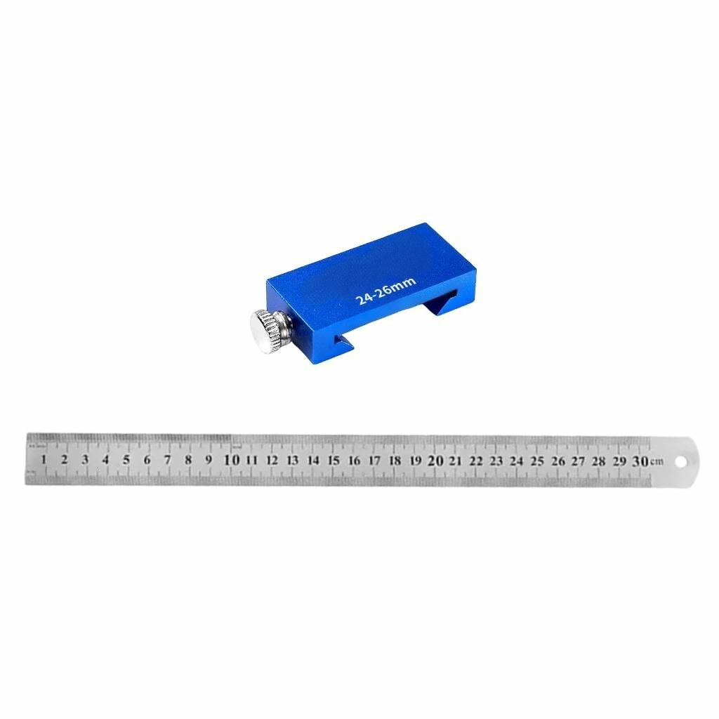 Малка, Стальная линейка для маркировки деревообработки с позиционирующим блоком-стальная 30 см