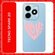 Чехол на Tecno Spark 20 / Текно Спарк 20 с принтом "Love heart 3 - 14 февраля", ...