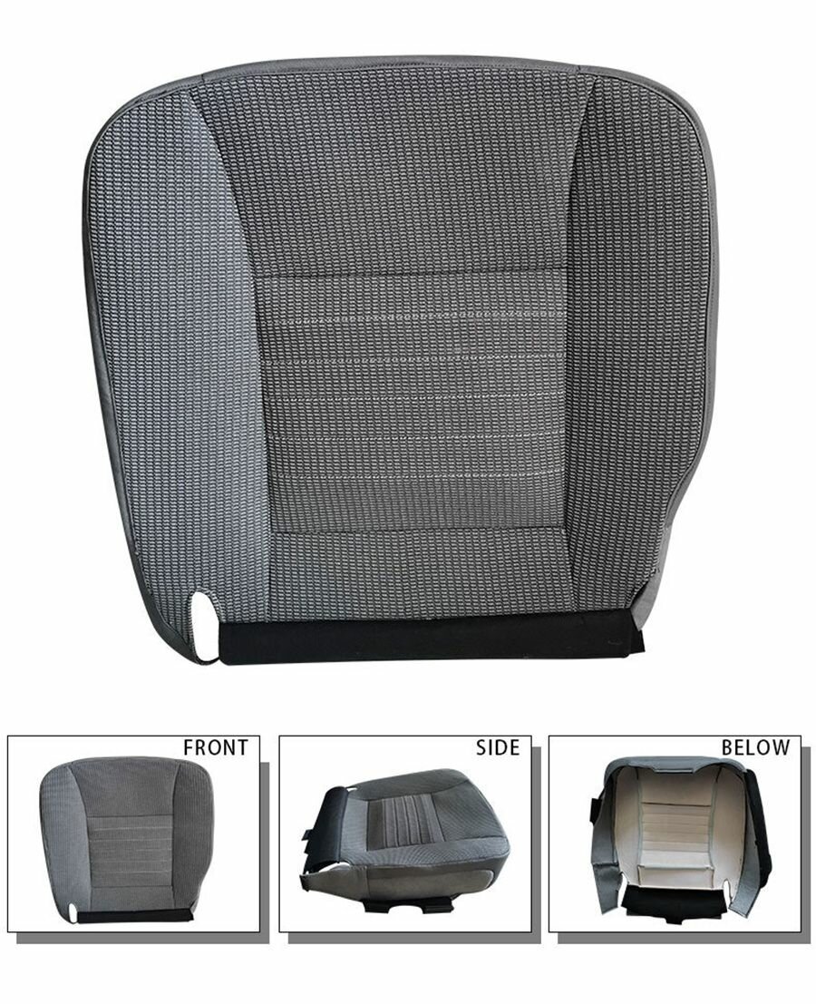 Замена нижней части чехла сиденья водителя из темно-серой ткани для Dodge Ram 2006-09