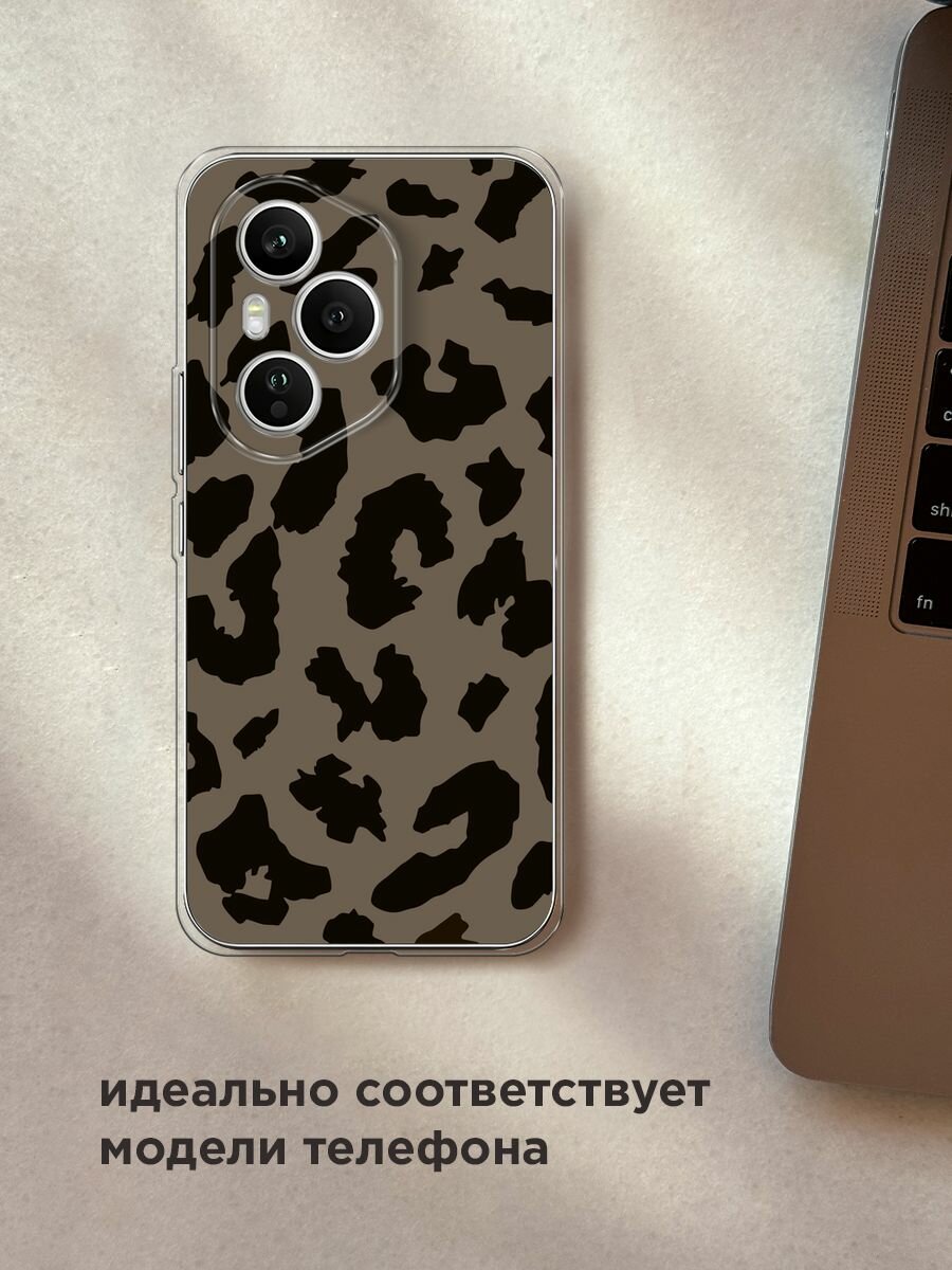 Чехол на Honor 400 Pro / Хонор 400 Про с принтом "Леопардовые пятна паттерн 1" — фото 1