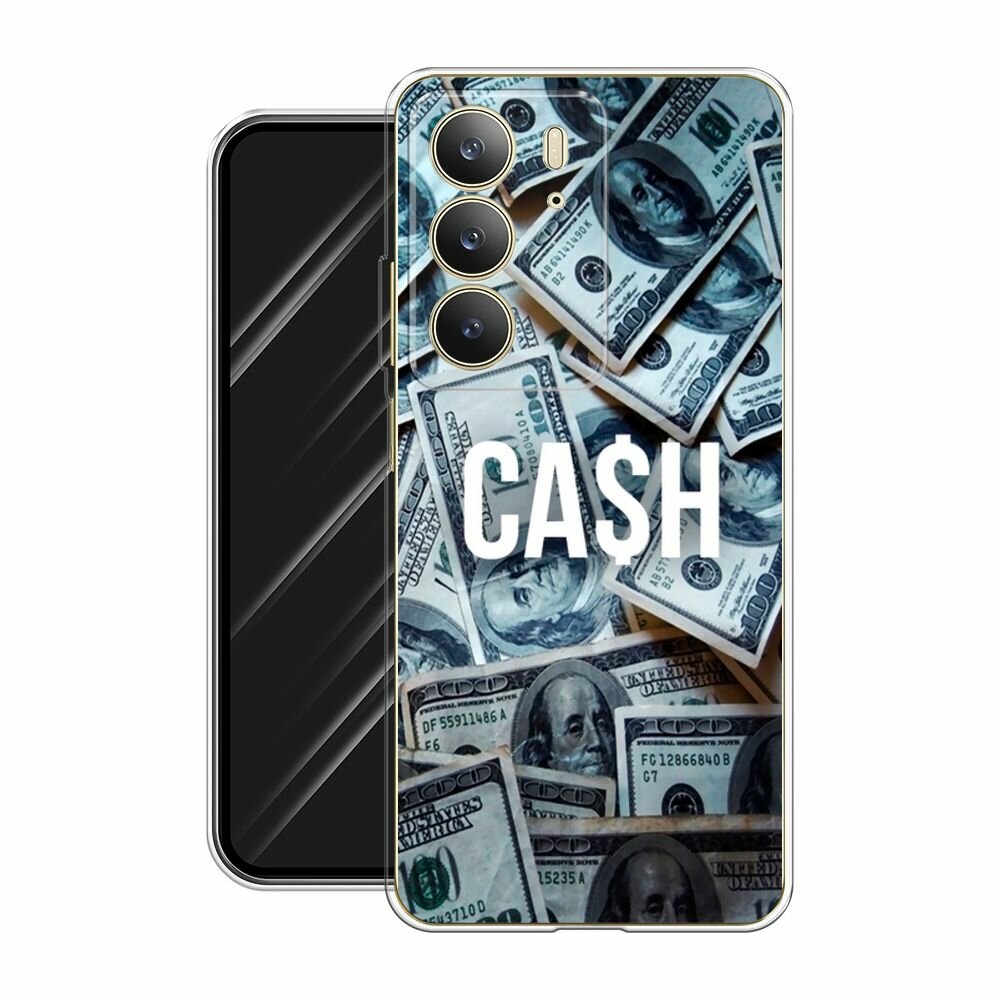Силиконовый чехол на Realme C75 4G / Реалми C75 4G с принтом "Cash" — фото 1