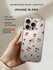 Чехол на Apple iPhone 16 Pro / Айфон 16 Про с принтом "Красные тюльпанчики", про...