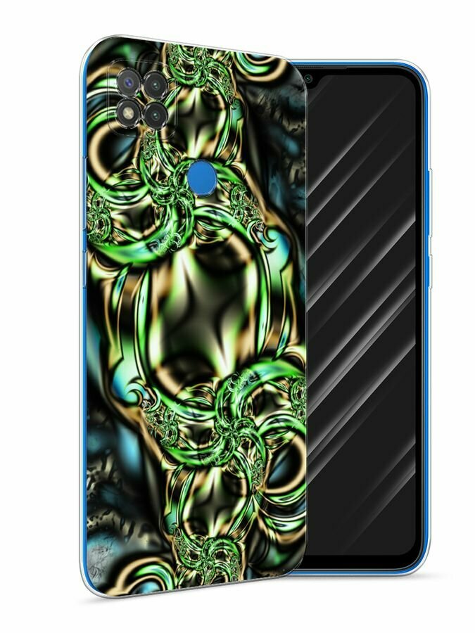 Чехол на Xiaomi Redmi 9C / Сяоми Редми 9C с принтом Абстракция 18