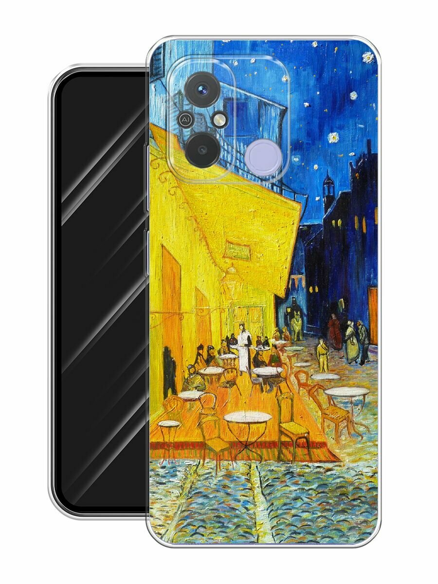 Чехол на Xiaomi Redmi 12C/Poco C55 / Редми 12C/Поко С55 с принтом "Ван Гог Желтый дом" — фото 1