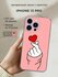 Чехол на Apple iPhone 13 Pro / Айфон 13 Про с принтом "Милое сердечко"