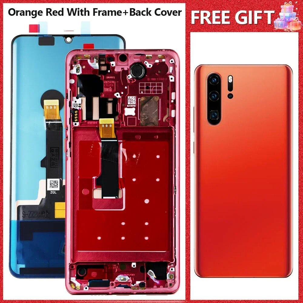OLED-экран для Huawei P30 Pro, ЖК-дисплей, цифровой сенсорный экран с отпечатком OLED Orange Kit