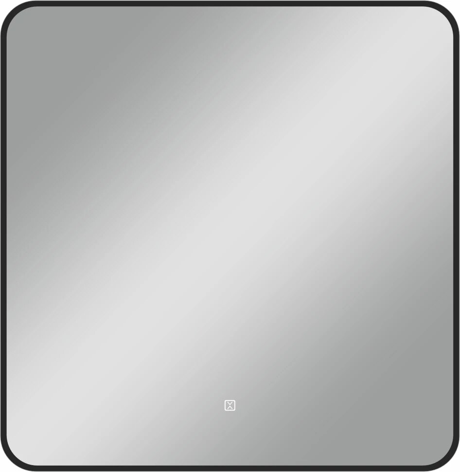Зеркало Reflexion Night RX6150NT 80x80 см, с LED-подсветкой, сенсорным выключателем, диммером, черный