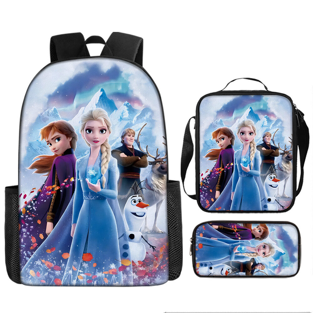 Школьная сумка для детей, детский сад, женский лед и снег, принцесса Эльзы, компьютерная сумка, водоотталкивающий костюм большой вместимости, новая сумка через границу